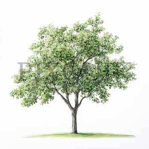 Elm Tree Clipart 10 JPG Files Card Making Digital Paper Crafts ...