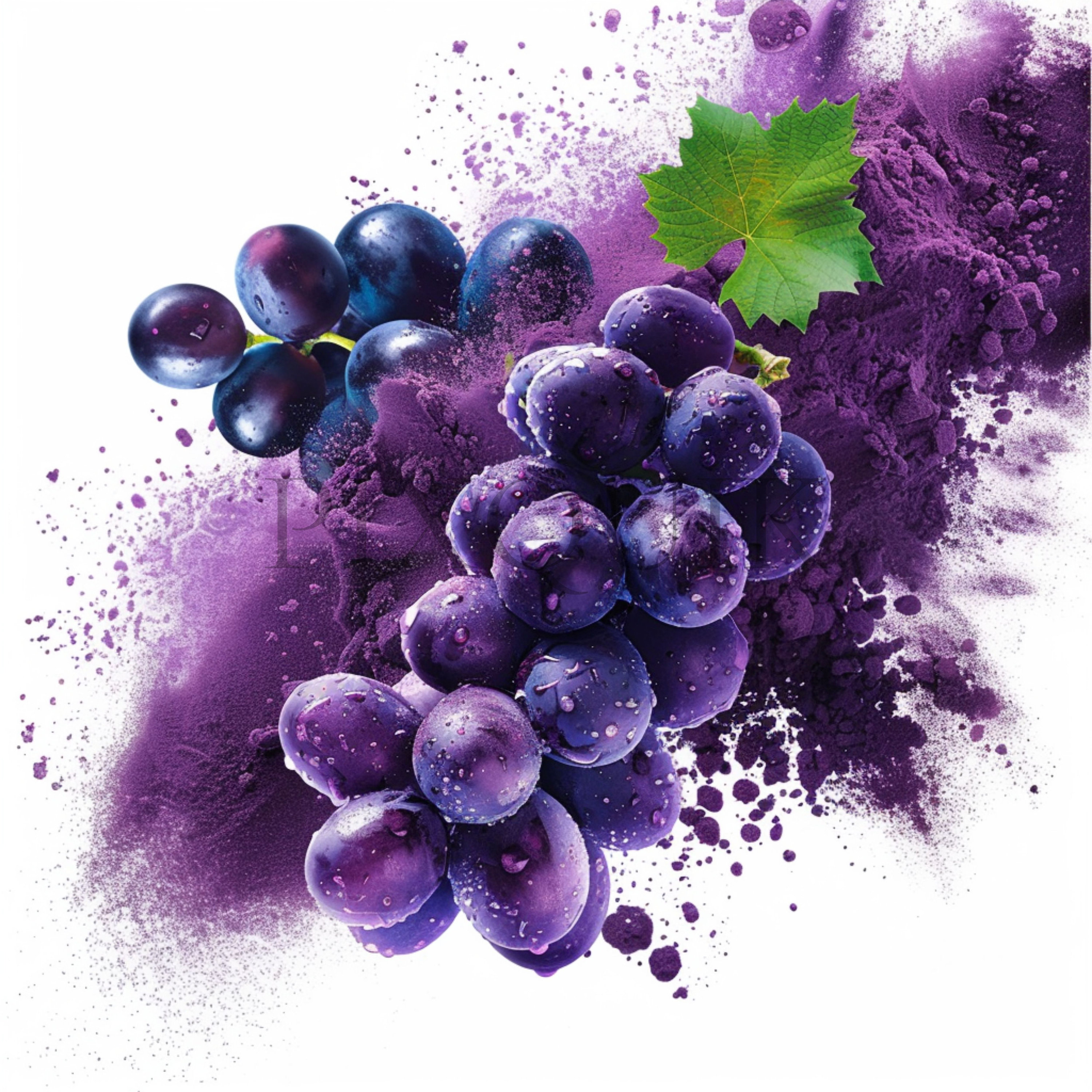 Watercolor Grapes Clipart | 10 Jpgs, Commercial Use (instant Download ...
