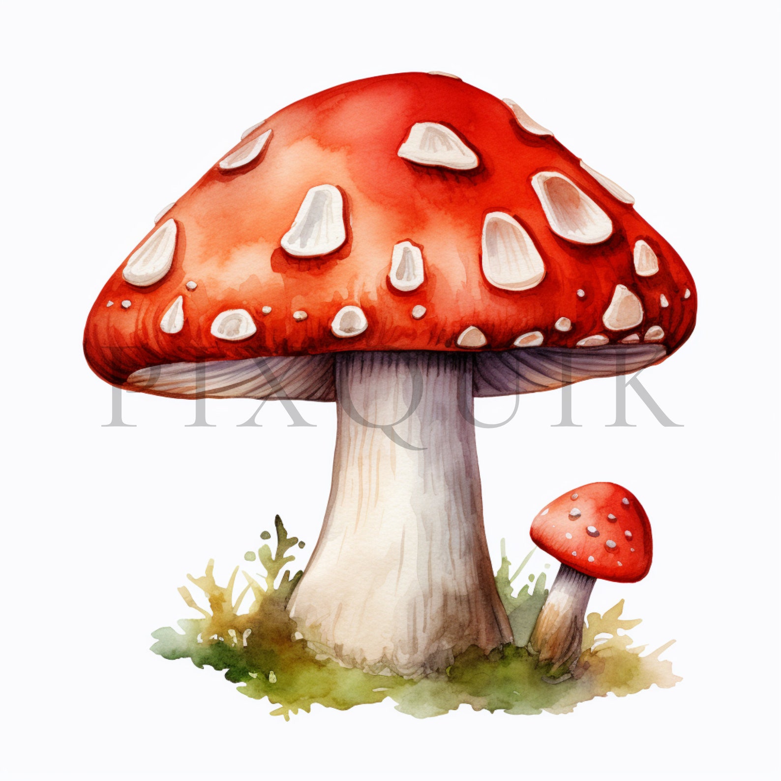 Toadstool Clipart 10 High Quality Jpgs Instant Digital Download ...