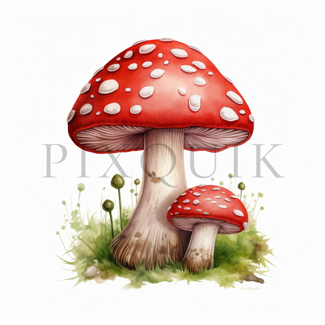 Toadstool Clipart 10 High Quality Jpgs Instant Digital Download ...