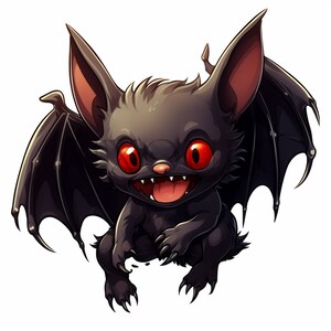Cute Vampire Bat Clipart | 10 High Quality JPG | Vampire Bat Clipart ...