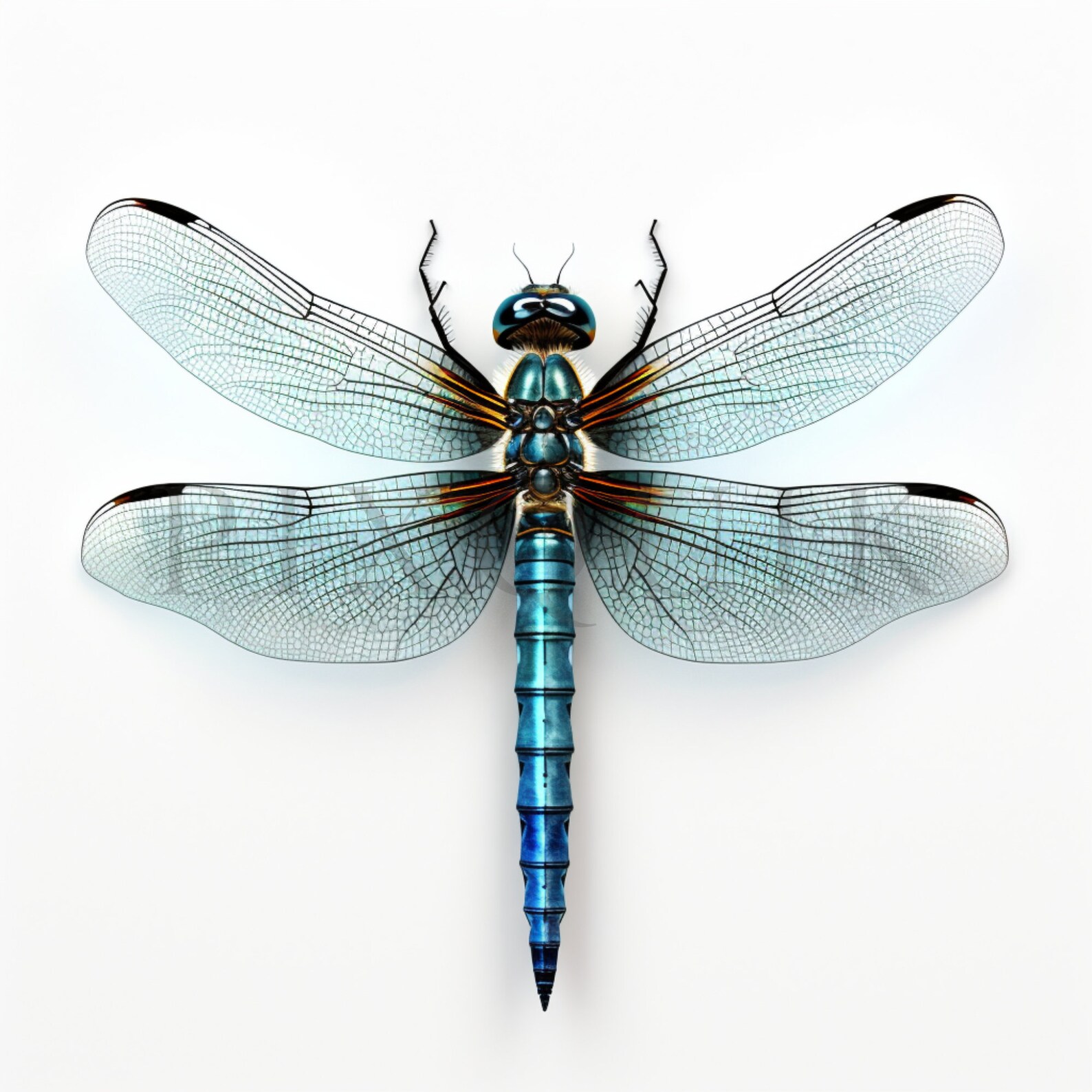 Dragonfly Clipart - 10 High Quality Jpgs | Watercolor Clipart ...