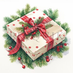 Christmas Gift Box Clipart | Holiday Present Jpgs (digital Download) - Etsy