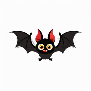 Cute Vampire Bat Clipart | 10 High Quality JPG | Vampire Bat Clipart ...
