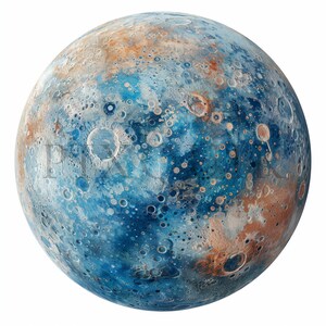 Mercury Clipart | 10 High Quality Jpgs | Digital Download | Astronomy ...