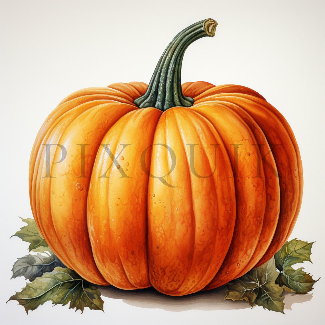 Pumpkin Clipart 10 High Quality Jpgs Digital Download Fall Autumn ...