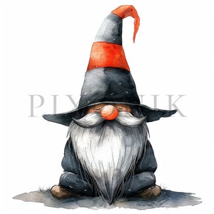 Watercolor Gnome Clipart | 10 High Quality Jpgs | Digital Download ...