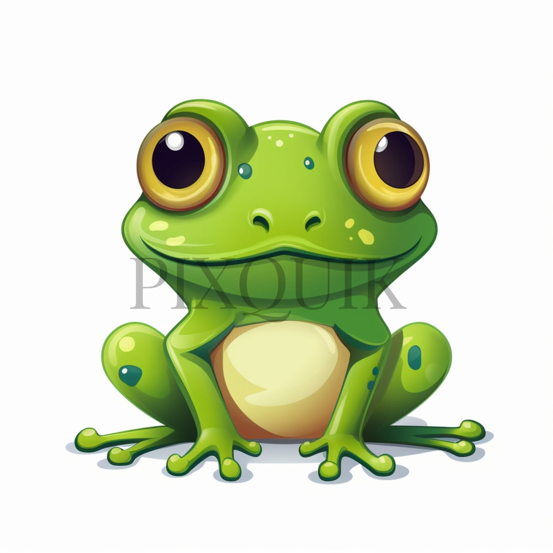Watercolor Frog Clipart - 10 High-quality Jpgs | Frog Clip Art ...