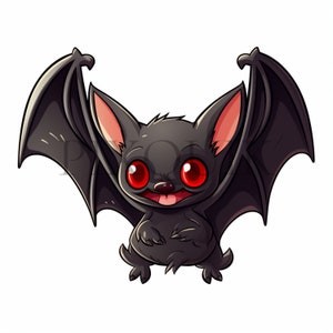 Cute Vampire Bat Clipart | 10 High Quality JPG | Vampire Bat Clipart ...