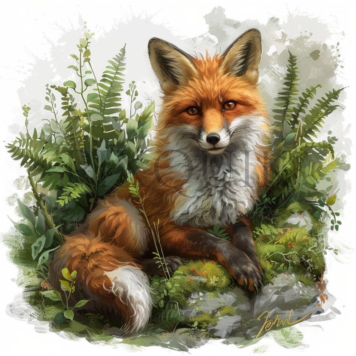 Fox Clipart | Woodland Animals, Card Making (digital Download) - Etsy