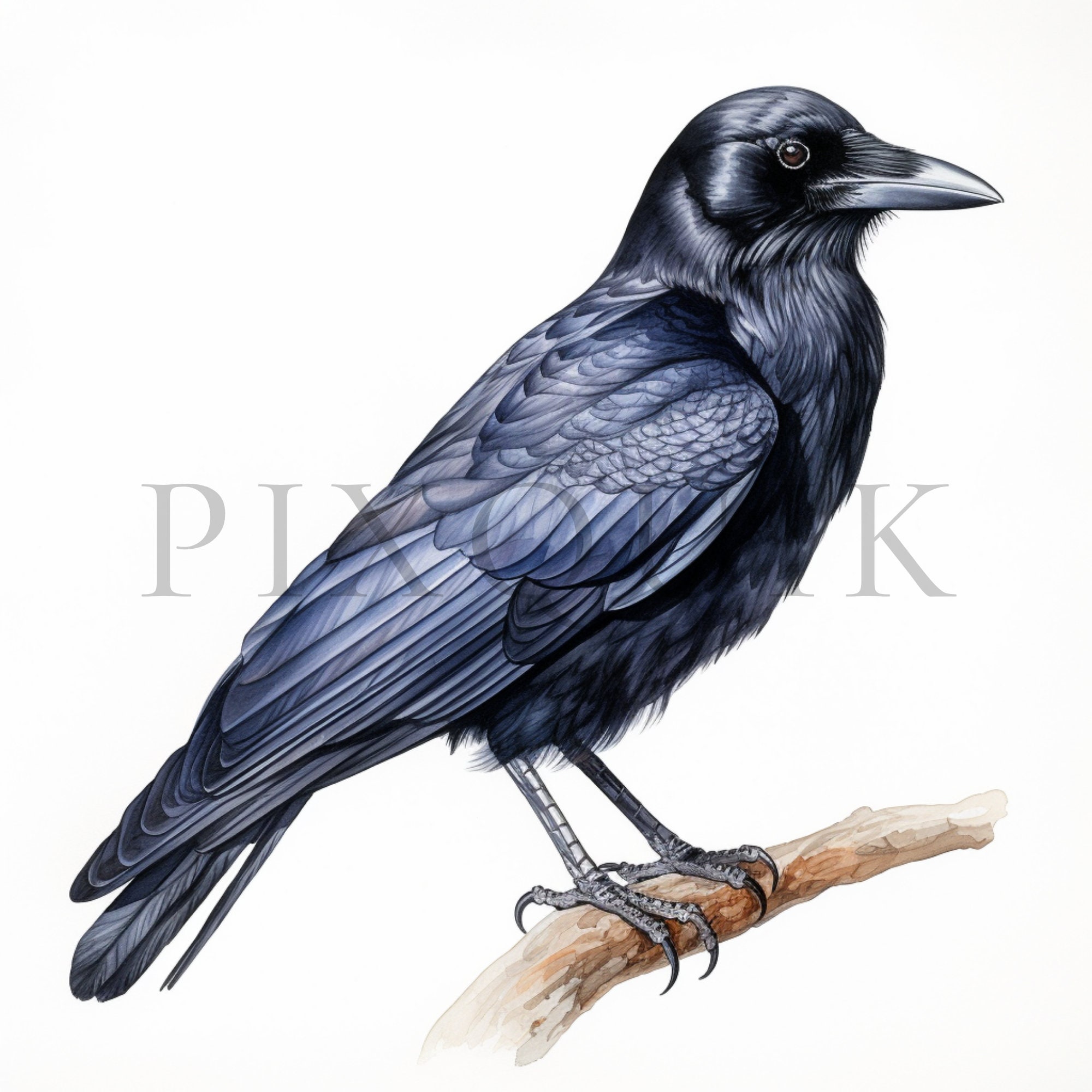 Crow Clipart | Gothic Bird Jpgs for Card Making (digital Download) - Etsy
