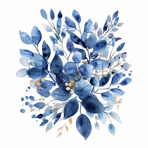 Indigo Plants Clipart | 10 High Quality Jpgs | Botanical Art | Plant ...