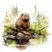 Beaver Clipart | Woodland Animal Clipart | 10 High Quality JPG | Cute ...