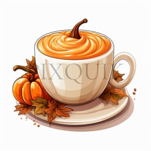 Pumpkin Spice Coffee Clipart Pumpkin Spice Clipart 10 High Quality JPG ...