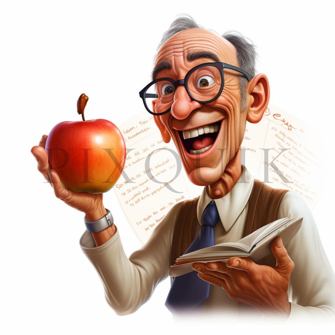 Funny Teacher Clipart 10 High Quality Jpgs Digital Download Teacher ...
