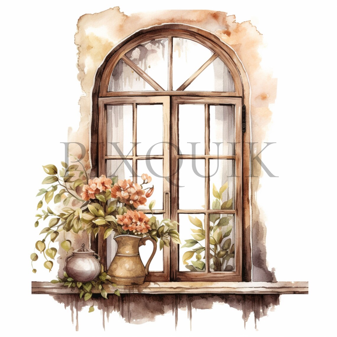 Old Window Clipart 10 High Quality Jpgs Vintage Wooden Window Rustic ...