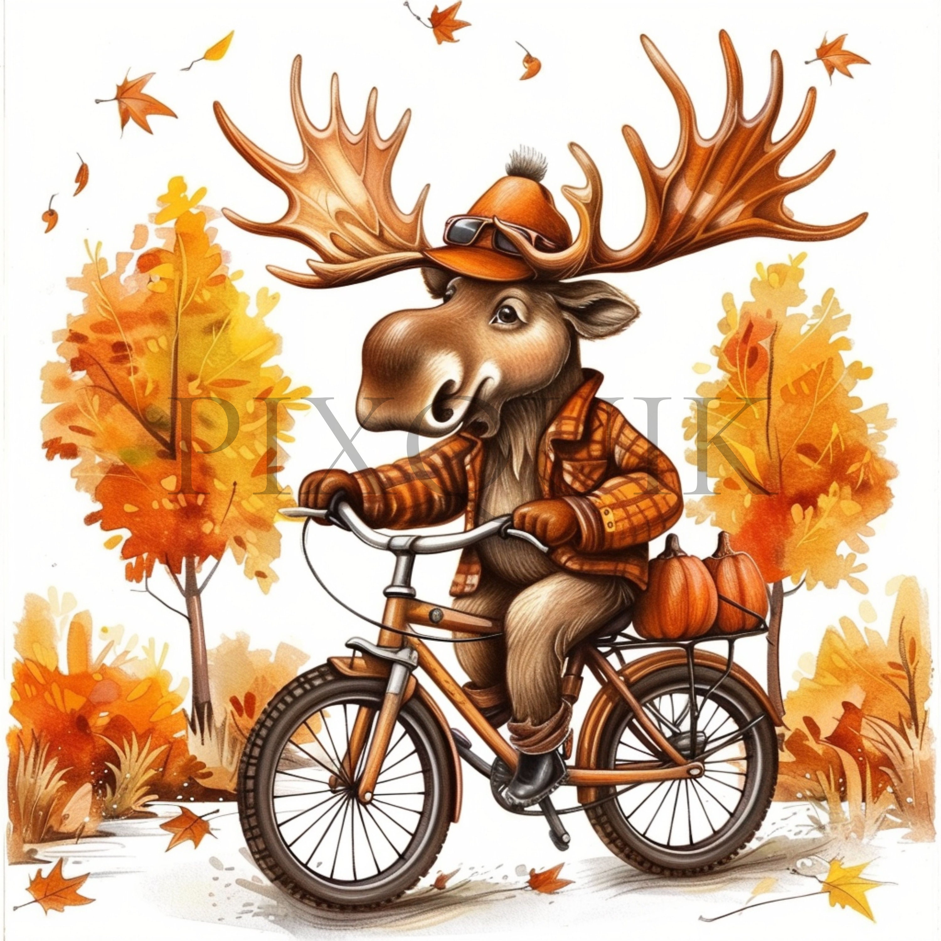 Moose Clipart | Fall Animal | 10 High Quality JPG | Autumn | Animal ...