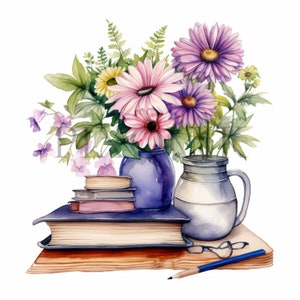 Watercolor Clipart for Teachers | Teacher Clipart Set | 10 High Quality ...