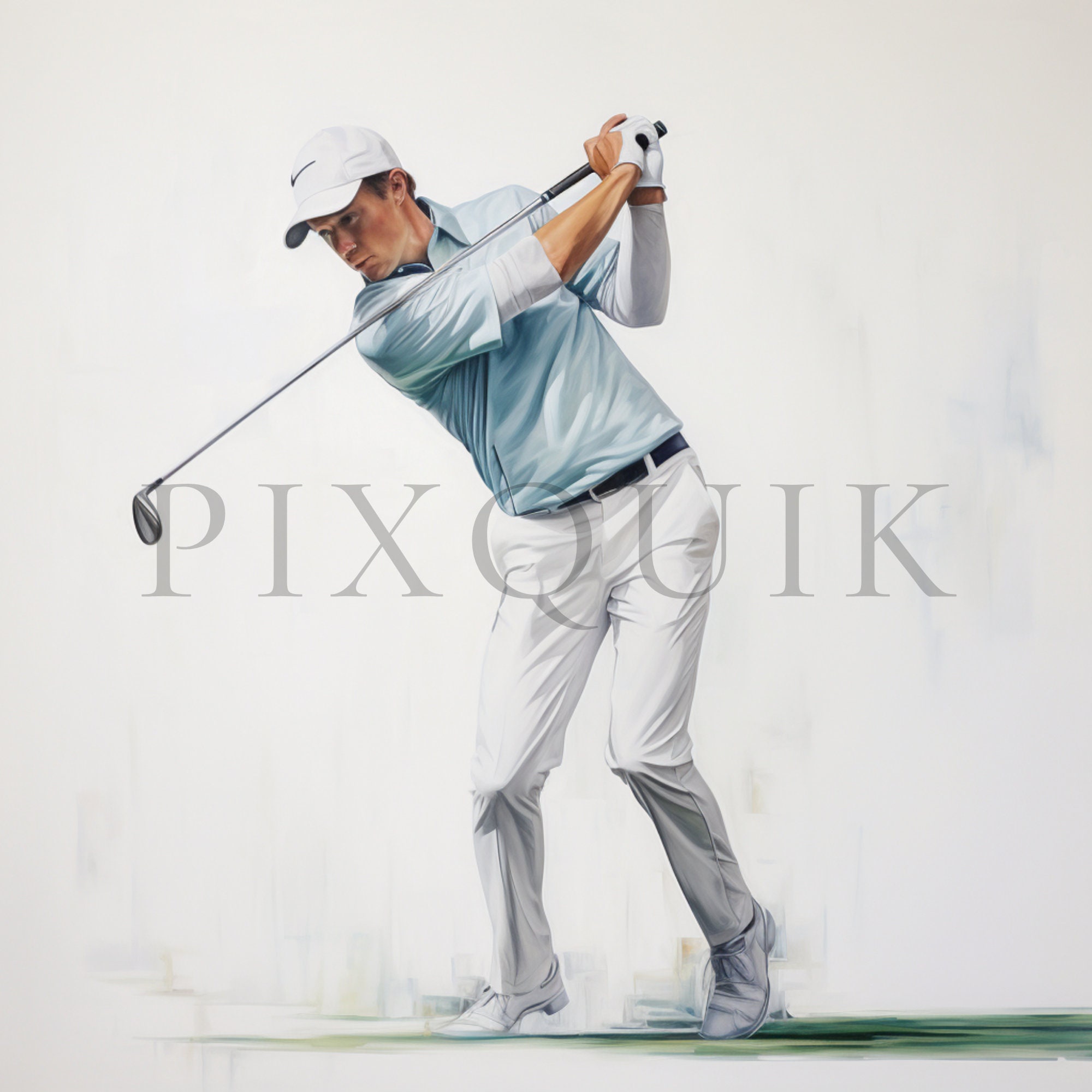 Vintage Golf Player Clipart | Retro Sports Art (digital Download) - Etsy