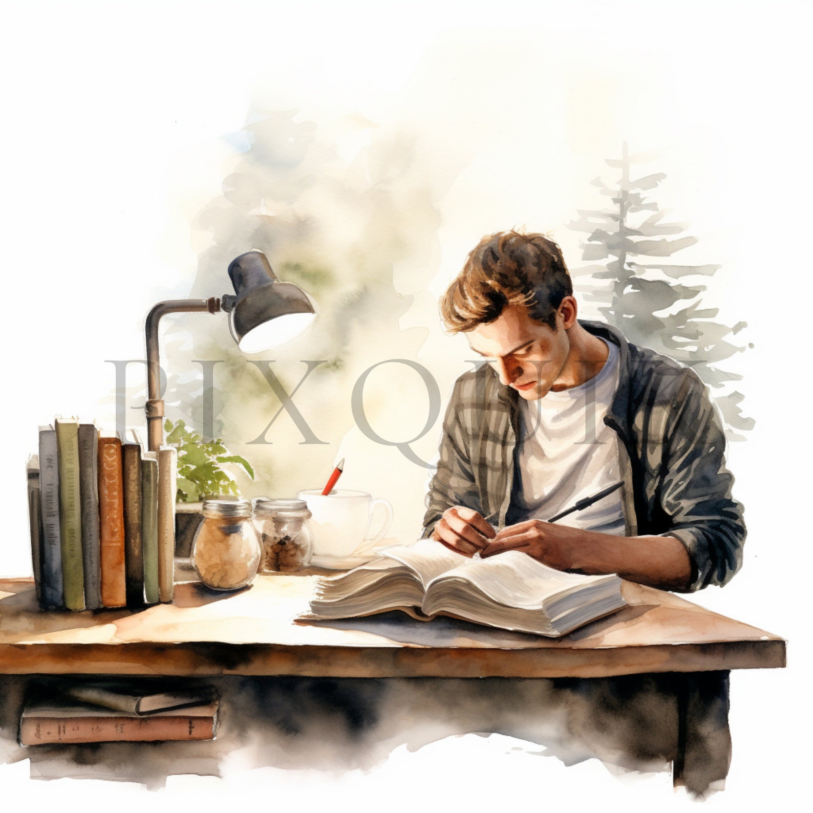 Study Clipart 10 High Quality Jpgs Digital Download Educational Clipart ...