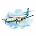 Watercolor Airplane Clipart 10 High Quality Jpgs Airplane Clip Art ...