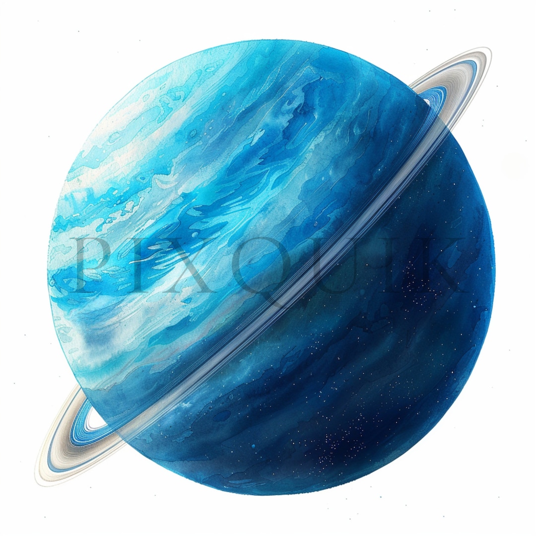 Neptune Clipart | 10 High Quality Jpgs | Digital Download | Neptune ...