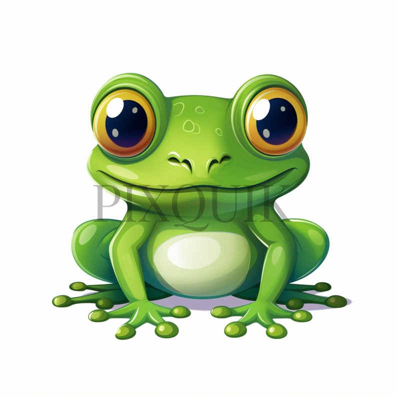 Watercolor Frog Clipart - 10 High-quality Jpgs | Frog Clip Art ...