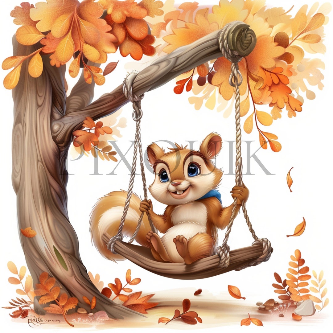 Chipmunk Clipart | Fall Animal | 10 High Quality JPG | Autumn | Animal ...