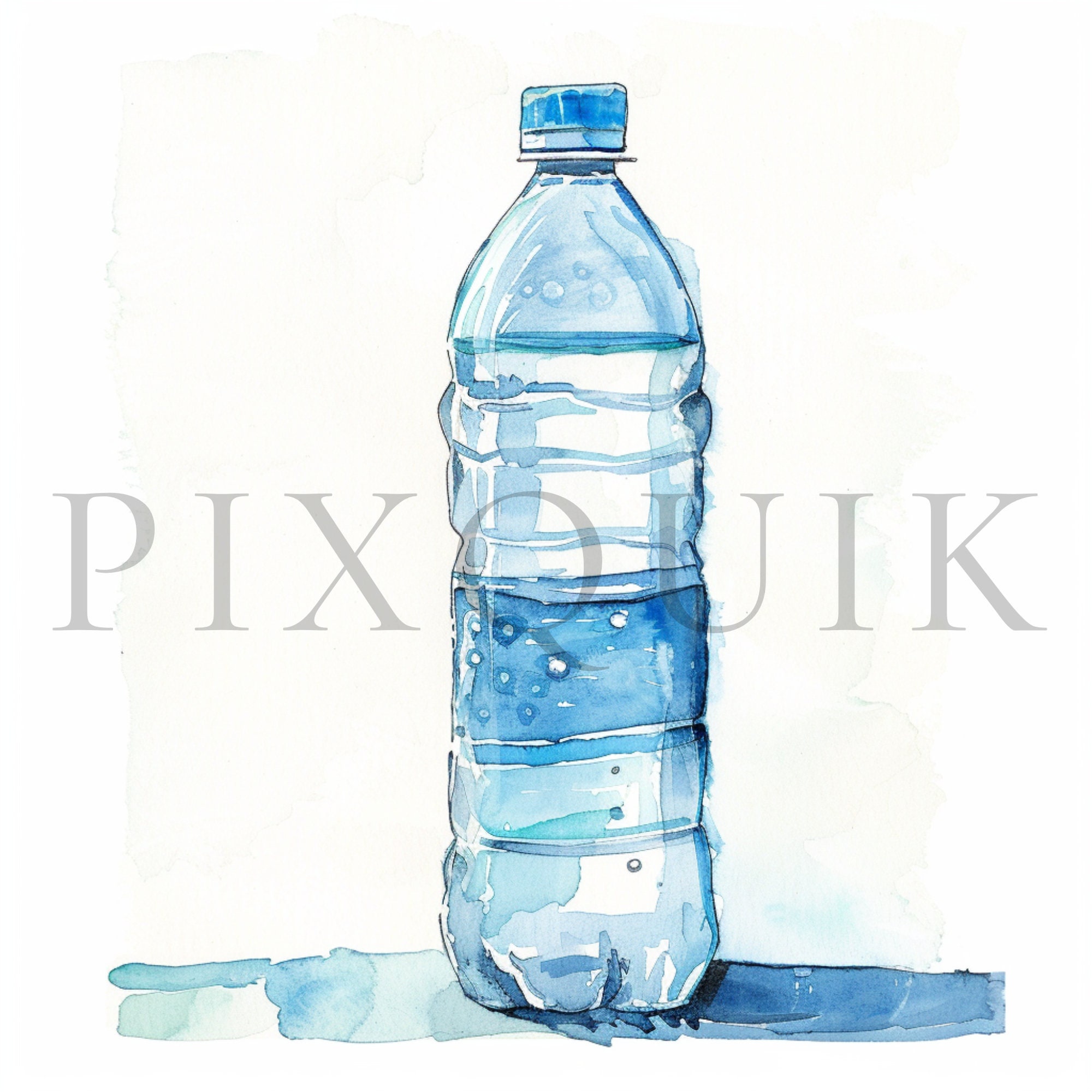 Water Bottle Clipart | 10 JPG Collage Images (digital Download) - Etsy