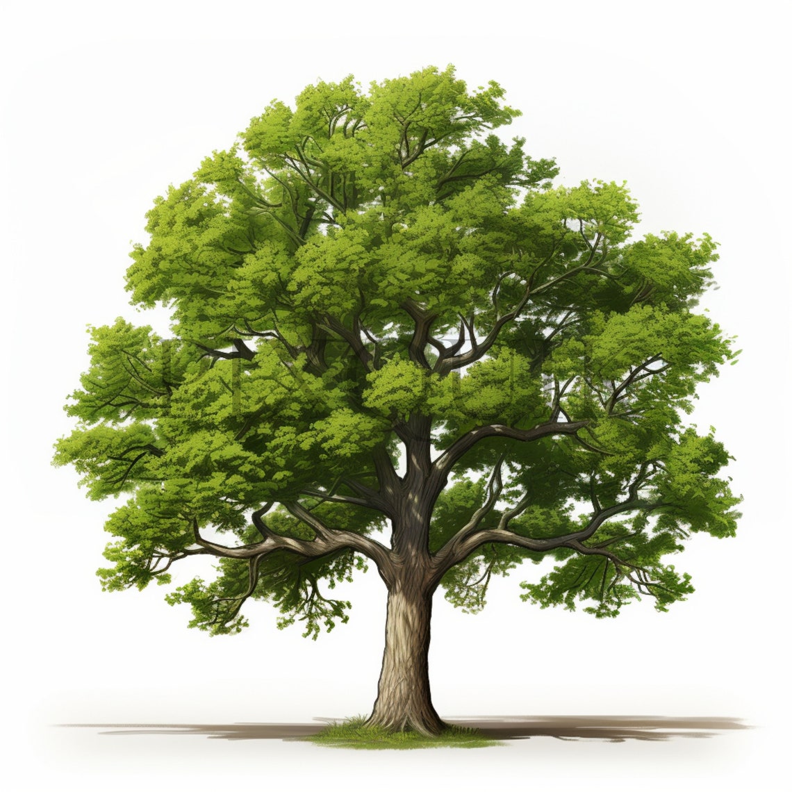 Ash Trees Clipart 10 High Quality Jpgs Botanical Art Ash Tree Digital ...