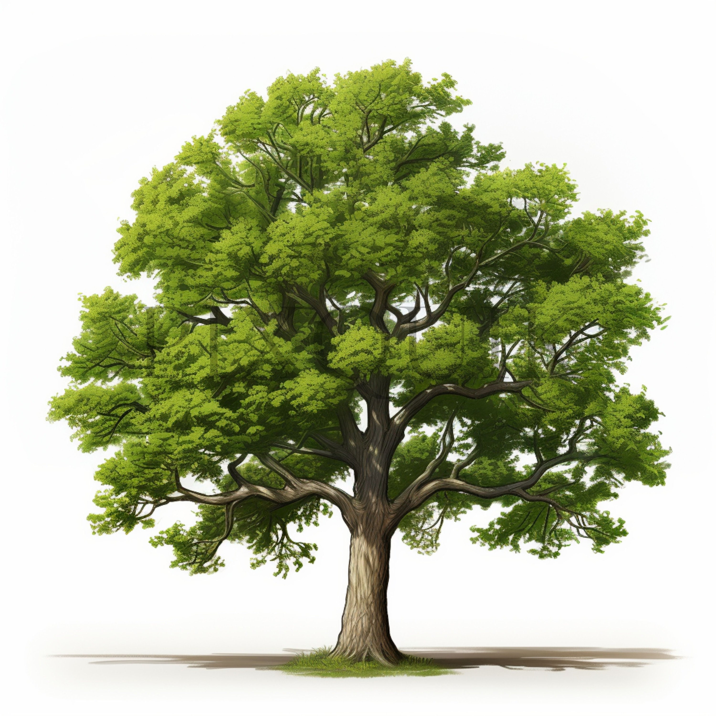 Ash Trees Clipart 10 High Quality Jpgs Botanical Art Ash Tree Digital ...
