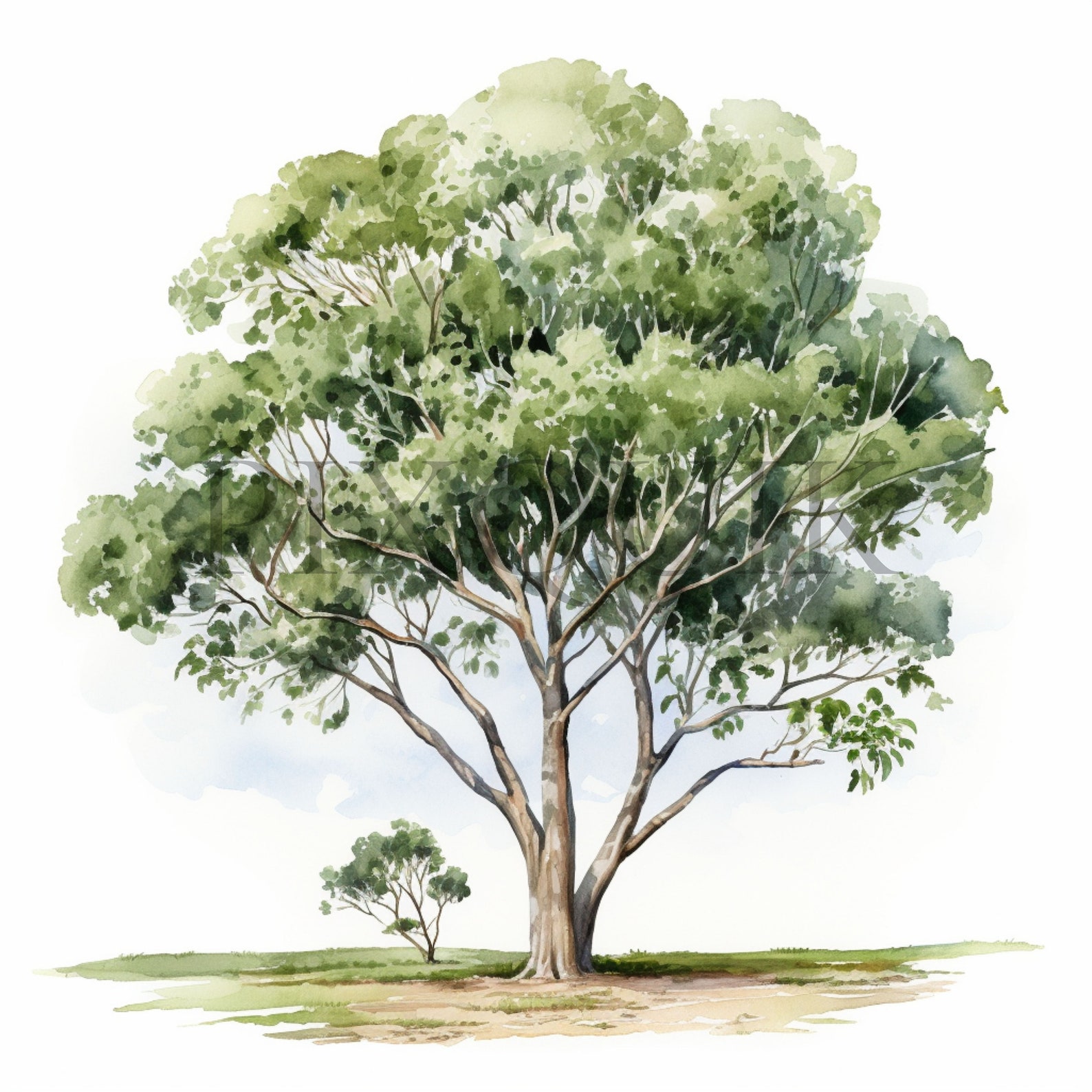 Gum Tree Clipart Tree Clipart 10 High Quality JPG Gum Tree Illustration ...