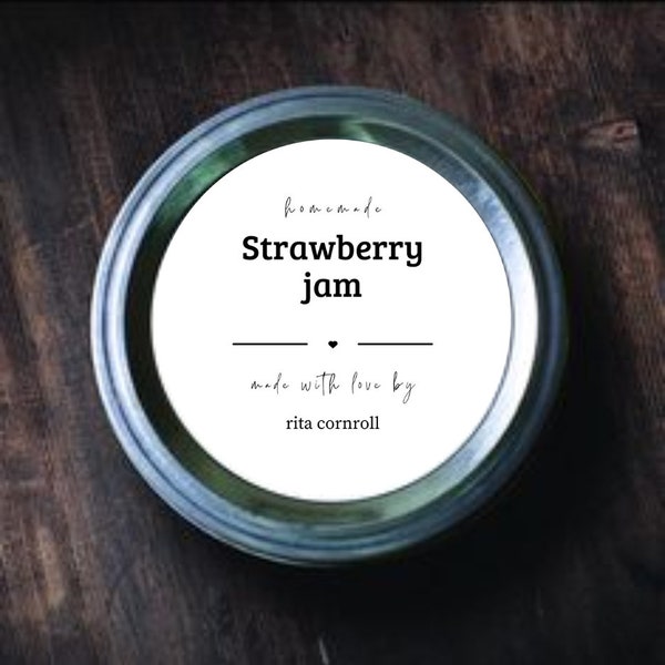 Canning Jar Labels - Etsy