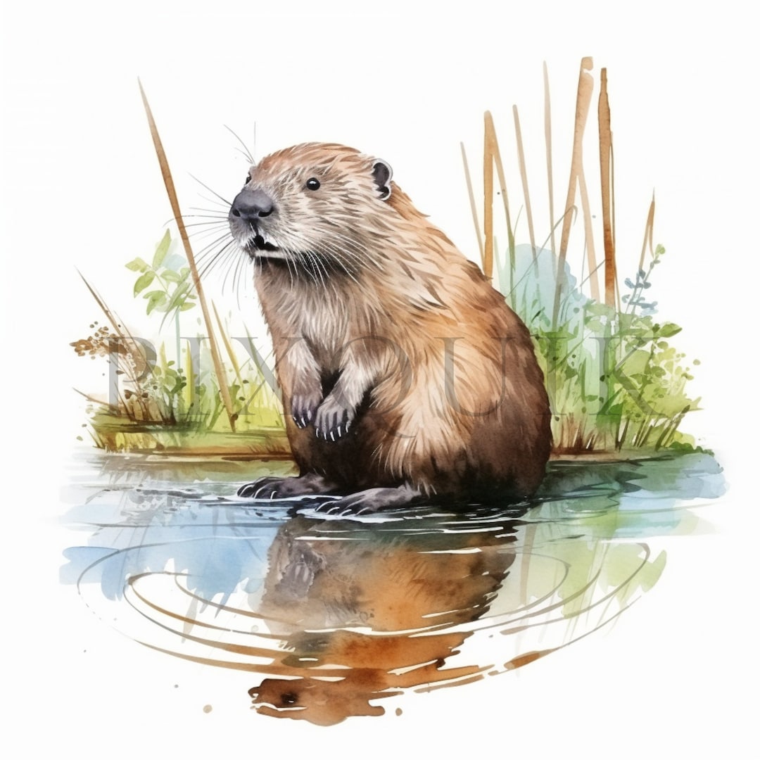 Beaver Clipart | 10 High Quality Jpgs | Beaver | Beaver Graphics ...