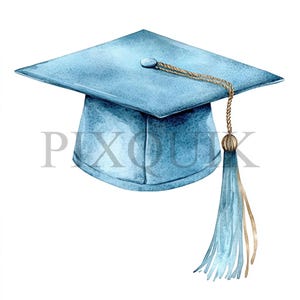 Graduation Cap Clipart | 10 Jpg's Files | Card Making | Digital Paper ...