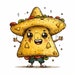 Watercolor Cartoon Nachos Clipart 10 High-quality Jpgs Nachos Digital ...