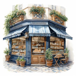 French Bakery Clipart | 10 High Quality Jpg's | Digital Download ...