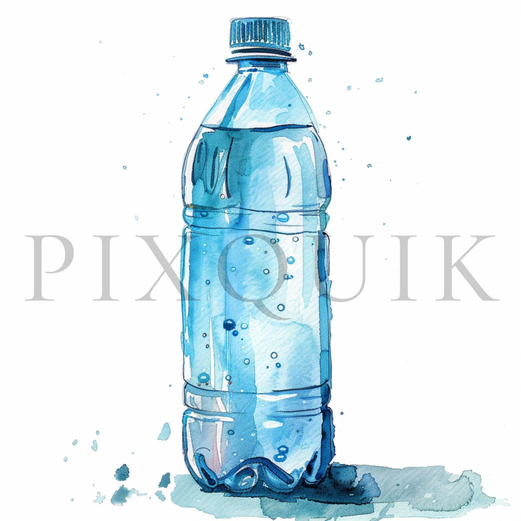 Water Bottle Clipart 10 High Quality Jpgs Instant Digital Download ...