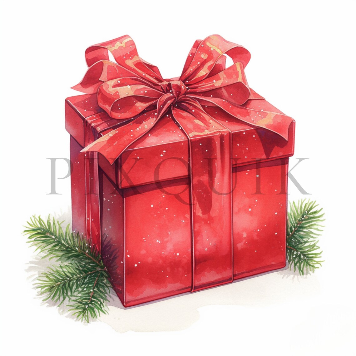 Christmas Gift Box Clipart | Holiday Present Jpgs (digital Download) - Etsy