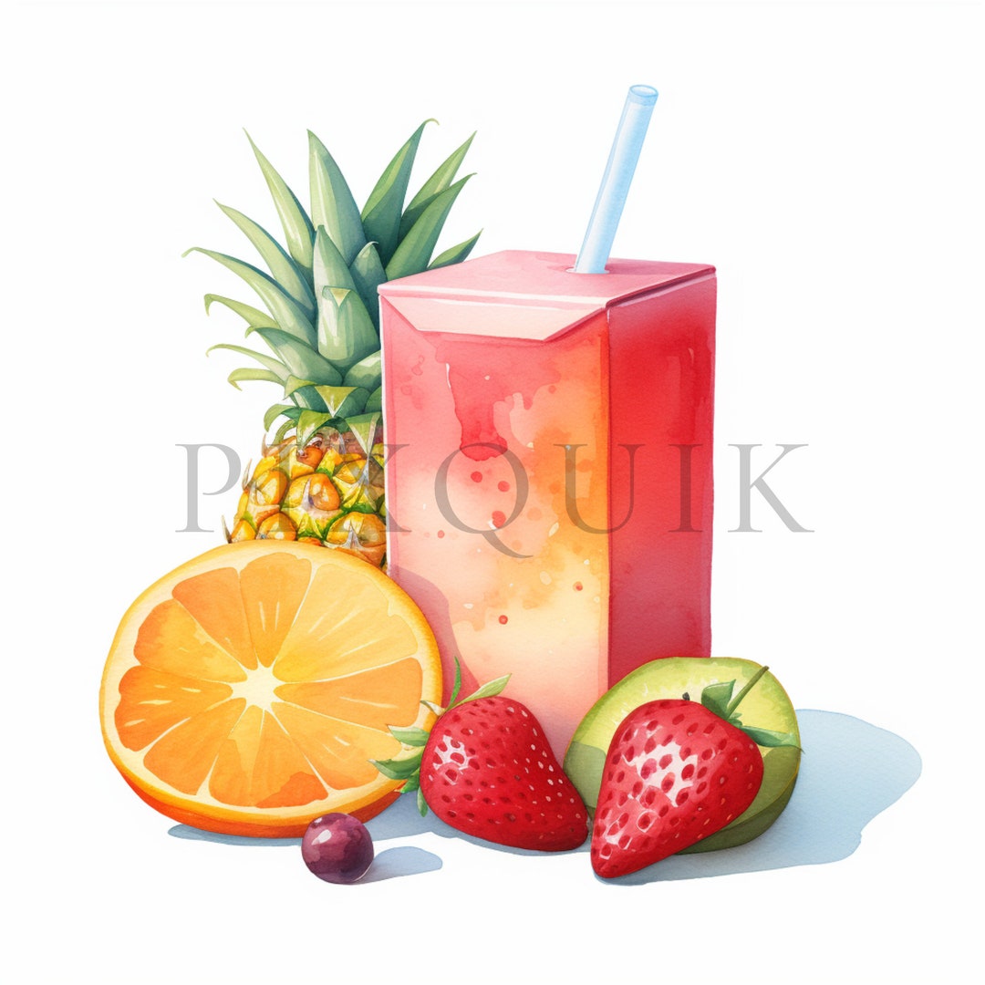 Juice Box Clipart | 10 High Quality Jpgs | Digital Download | Junk ...