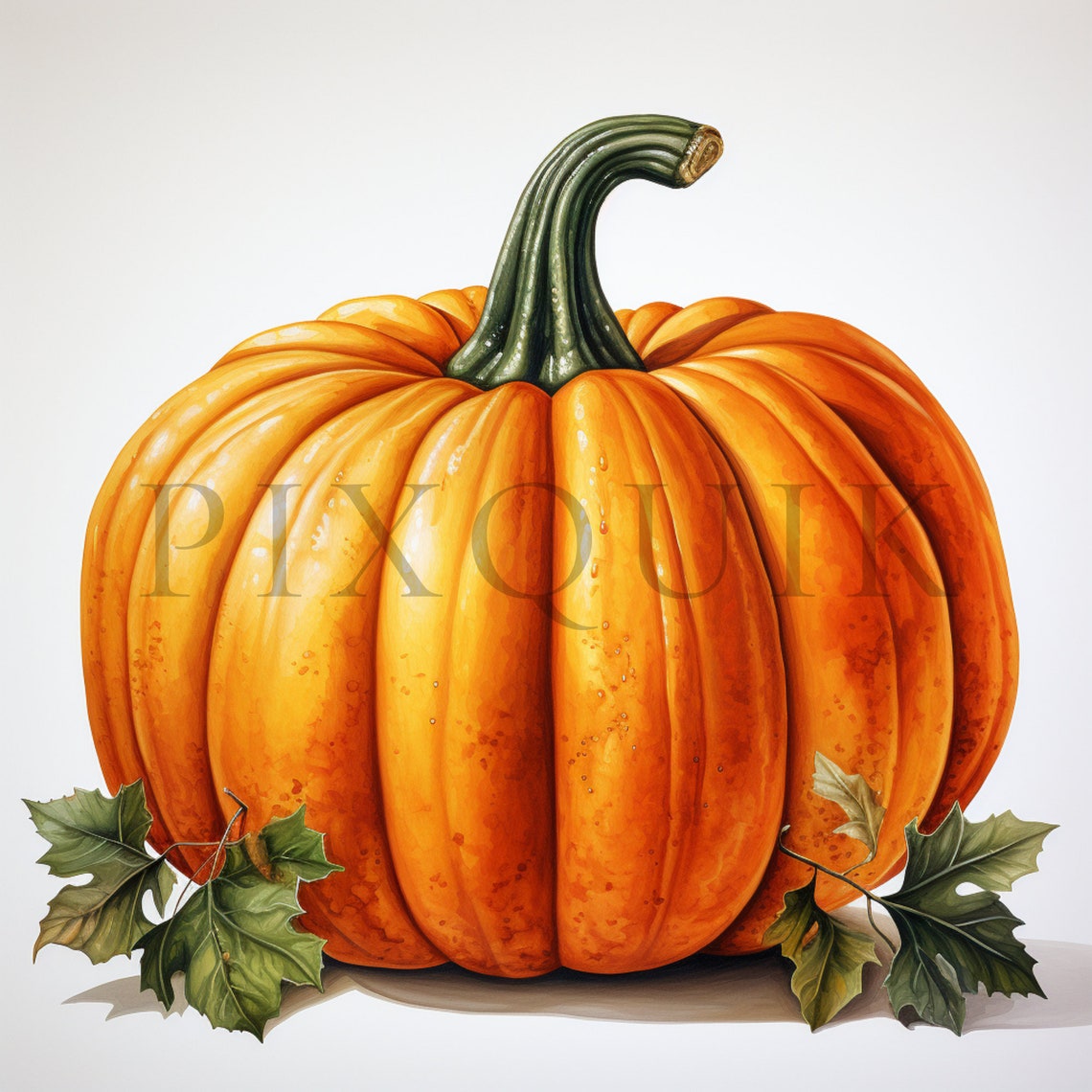 Pumpkin Clipart 10 High Quality Jpgs Digital Download Fall Autumn ...