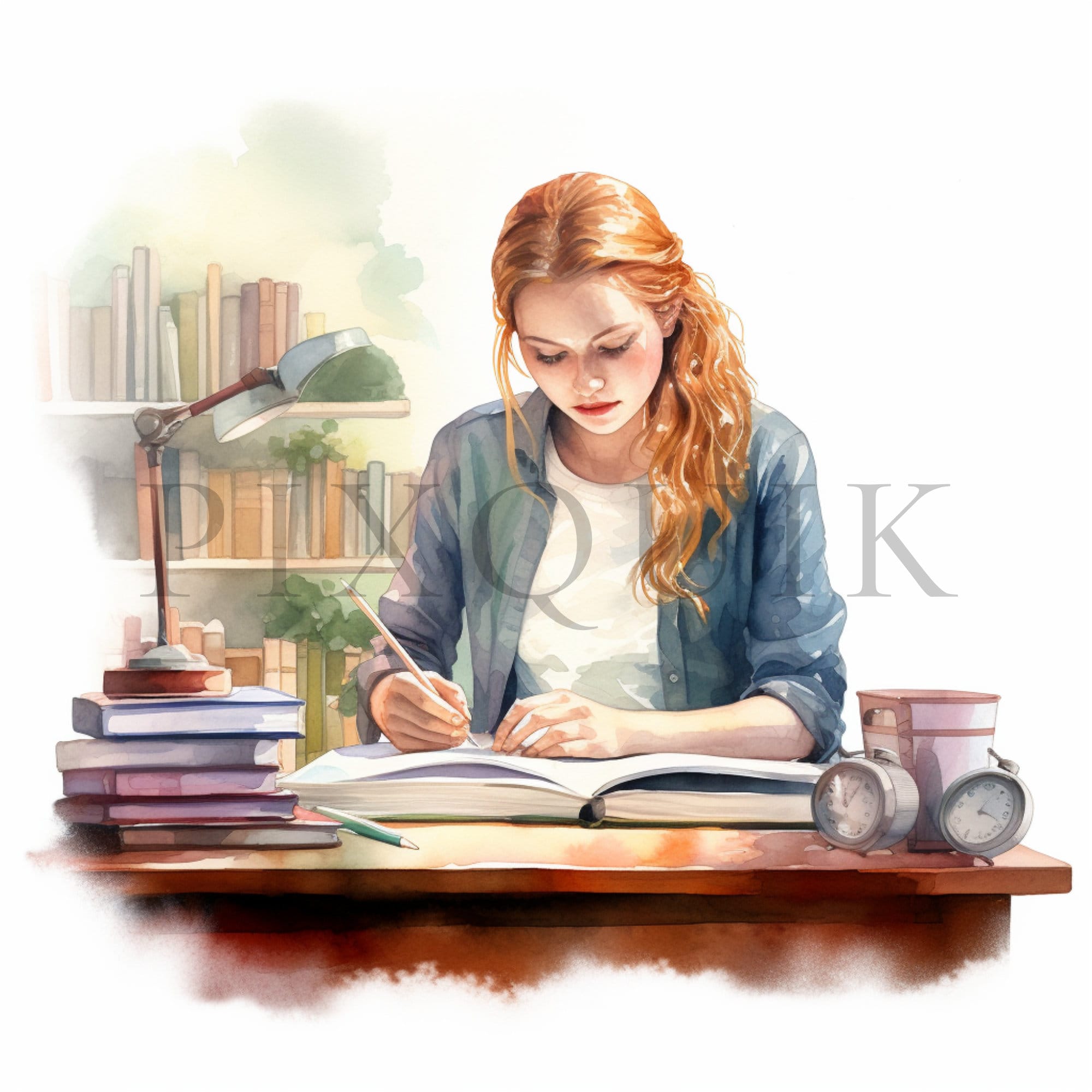 Watercolor Study Clipart 10 High Quality Jpgs Digital Download ...