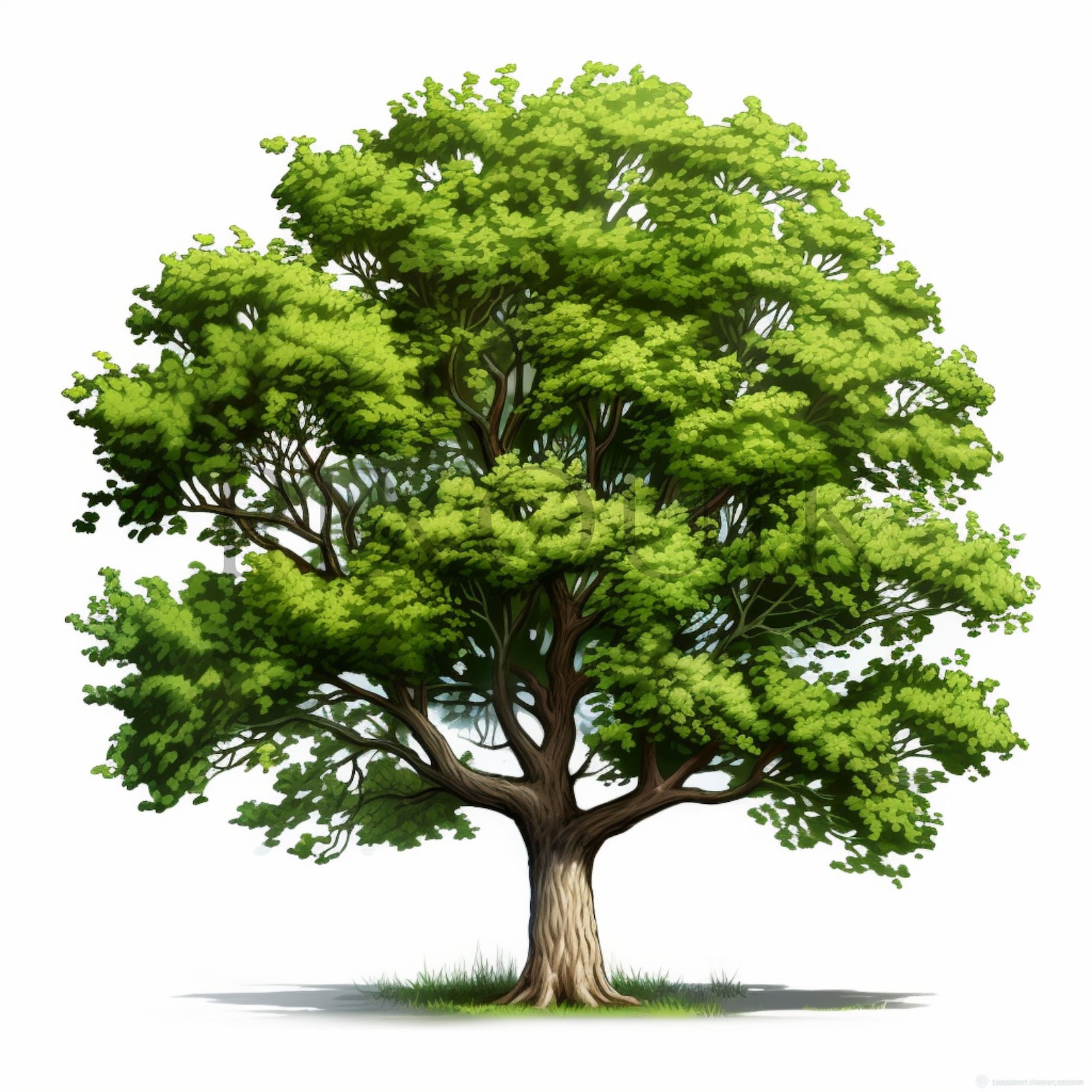 Ash Trees Clipart 10 High Quality Jpgs Botanical Art Ash Tree Digital ...