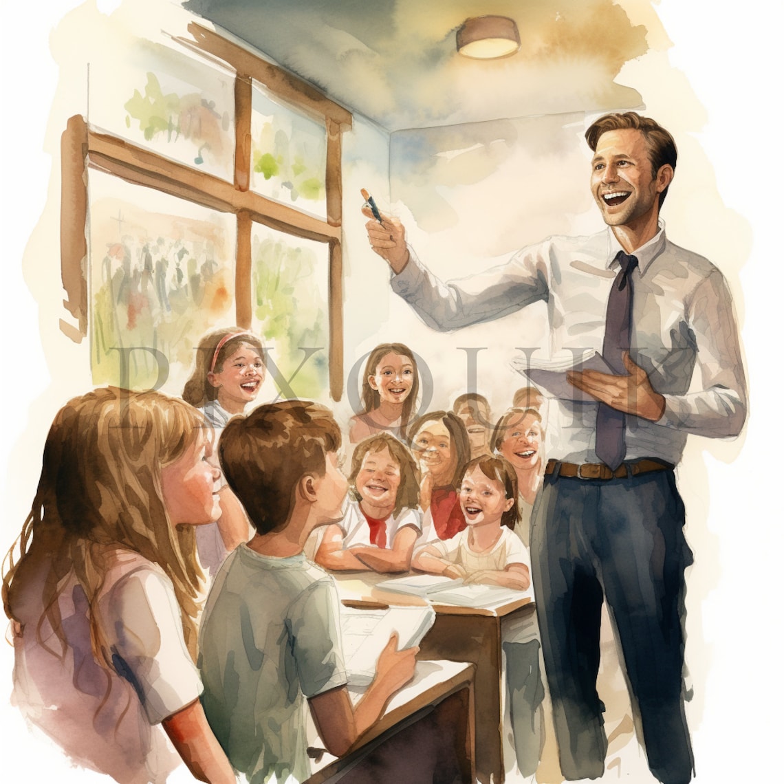 School Teacher Clipart 10 High Quality Jpgs Digital Download ...