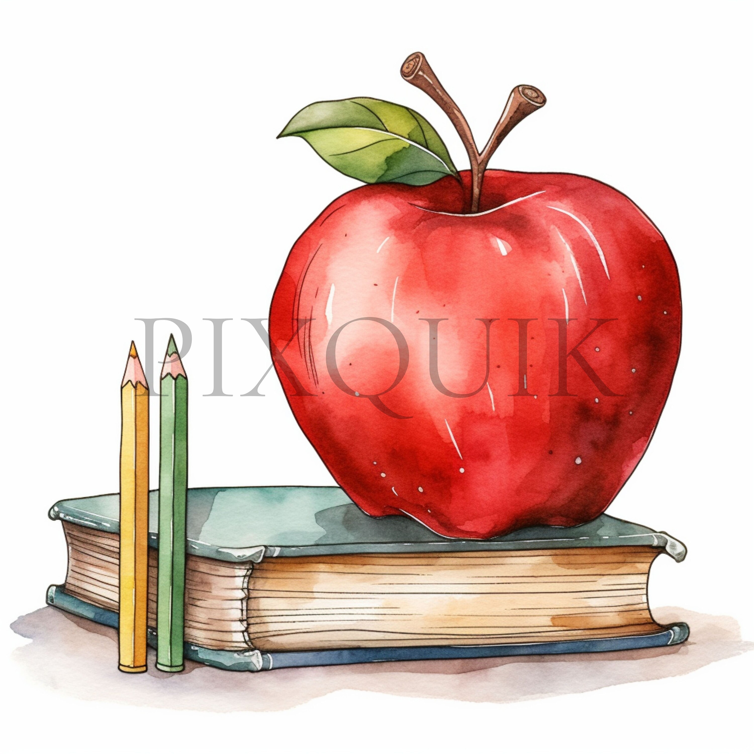 Watercolor Clipart for Teachers Teacher Clipart Set 10 High Quality ...