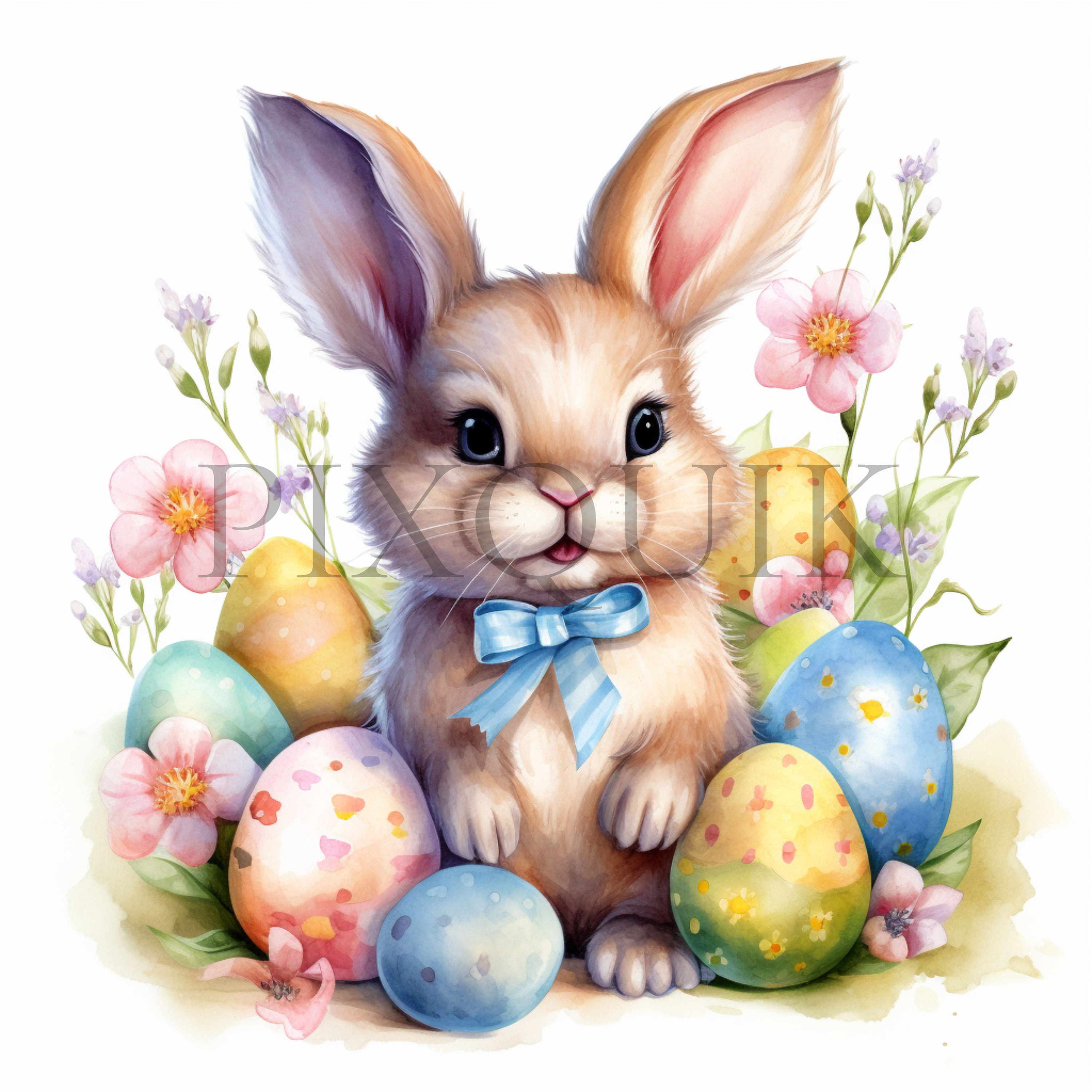 Easter Bunny Clipart 10 High Quality Jpgs Spring Clipart Easter Clipart ...