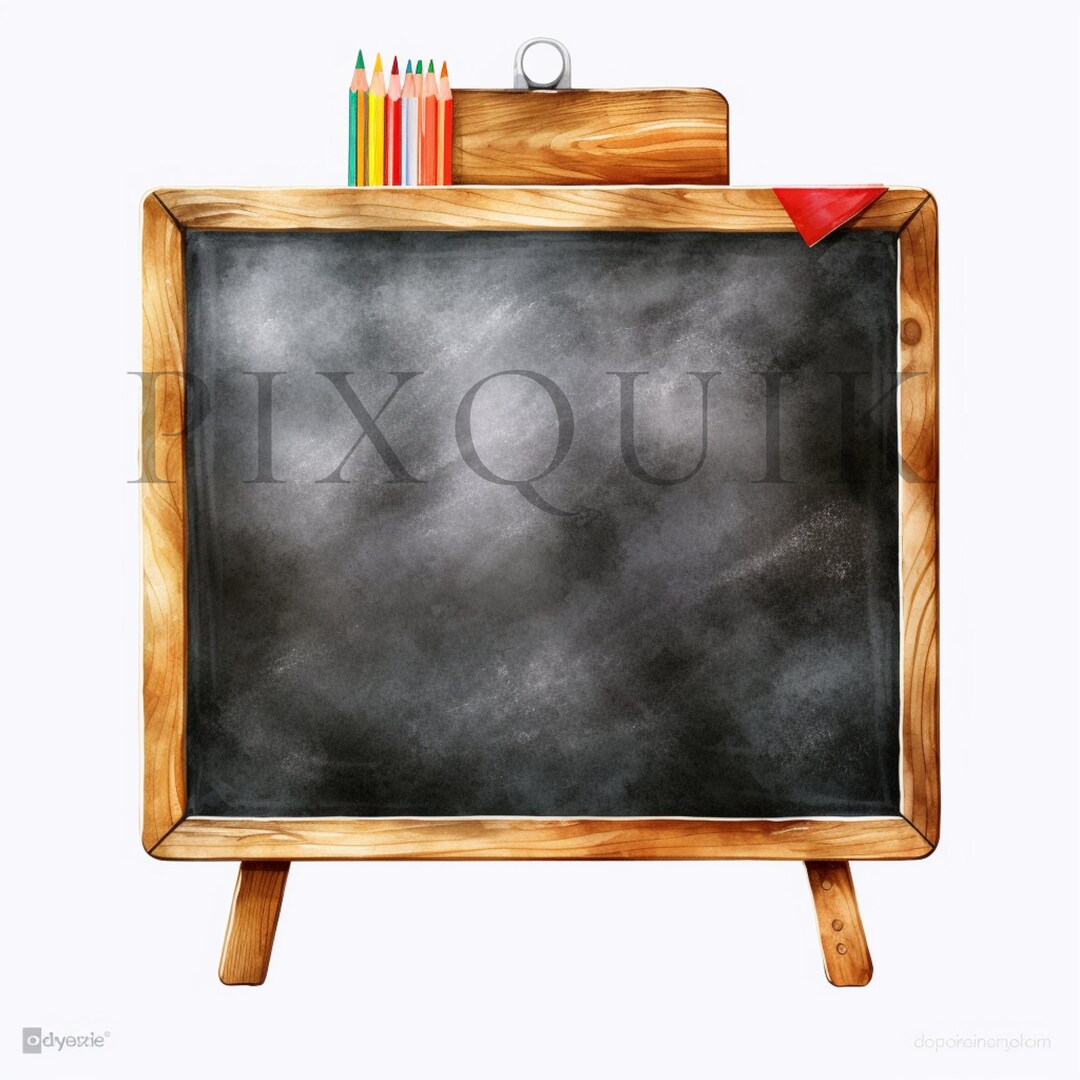 Chalkboard Clipart | 10 JPG Images, Educational Art (digital Download ...