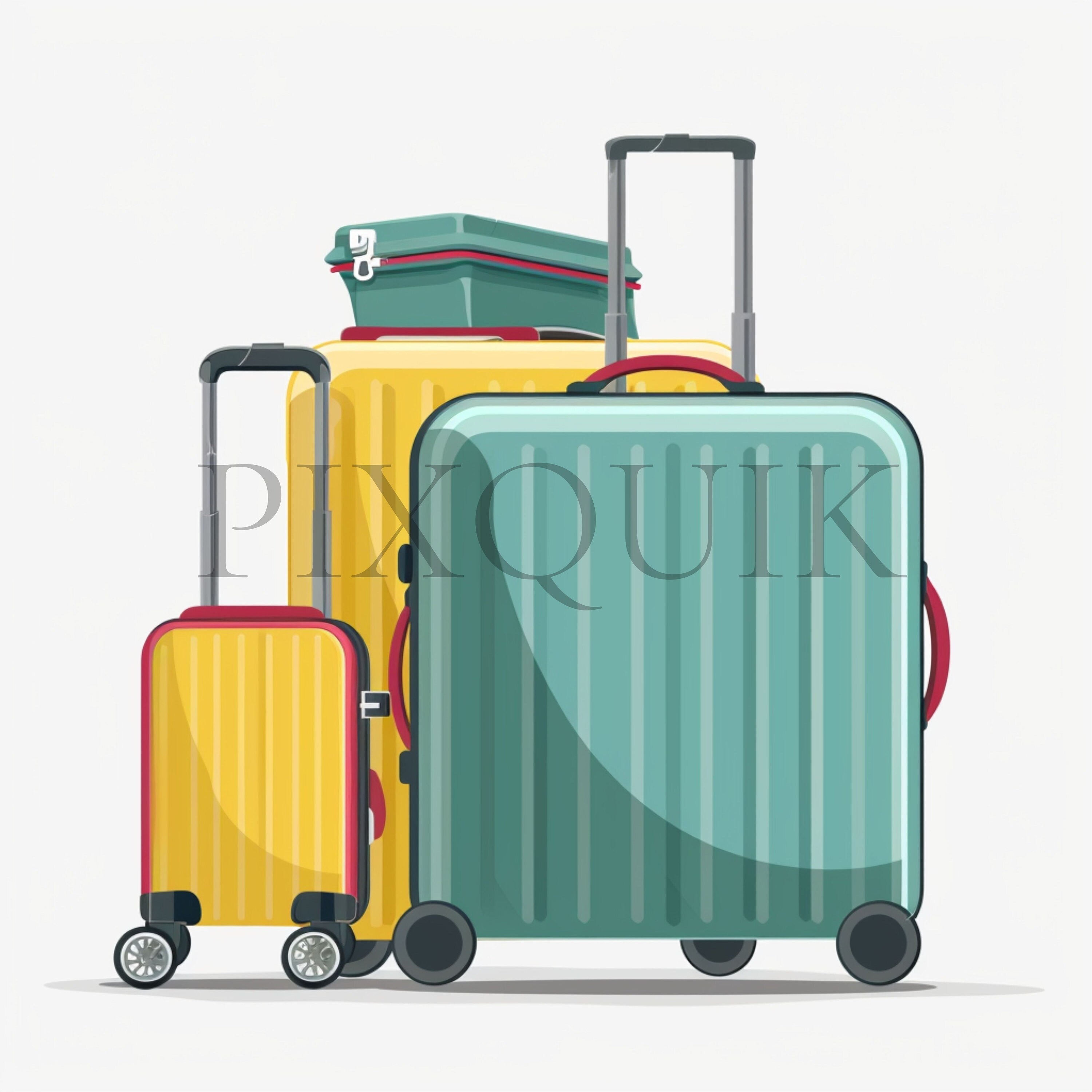 Luggage Clipart Travel Clipart Suitcase Clipart 10 High Quality JPG ...