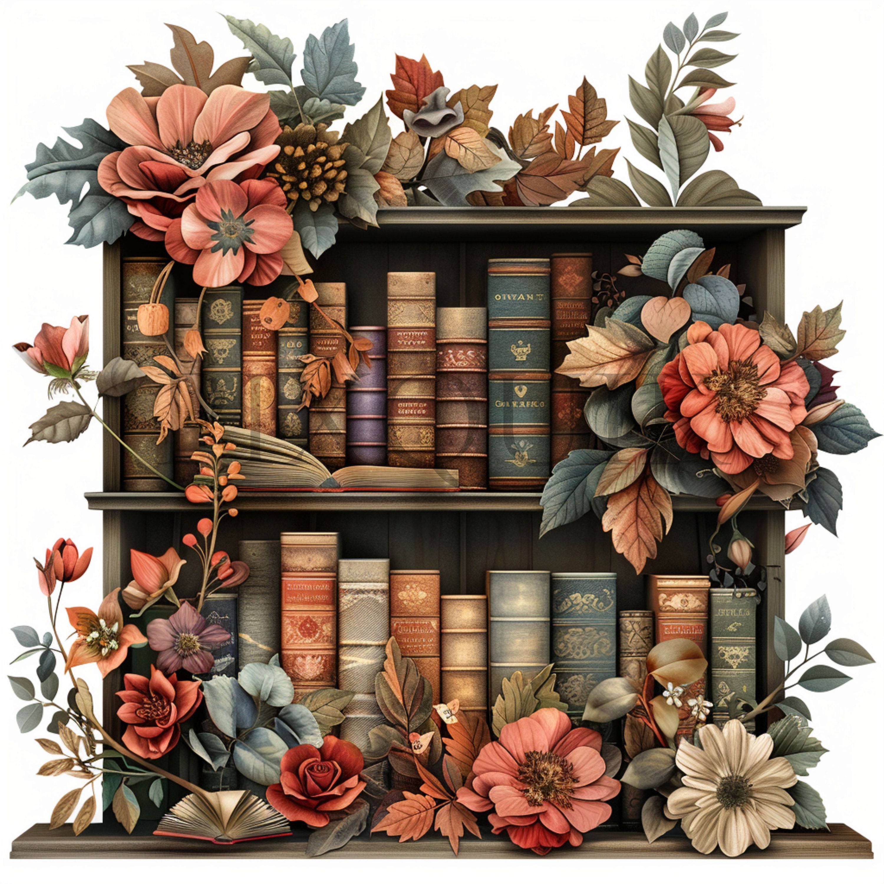 Watercolor Library Books Clipart 10 High Quality Jpgs Library Clipart ...