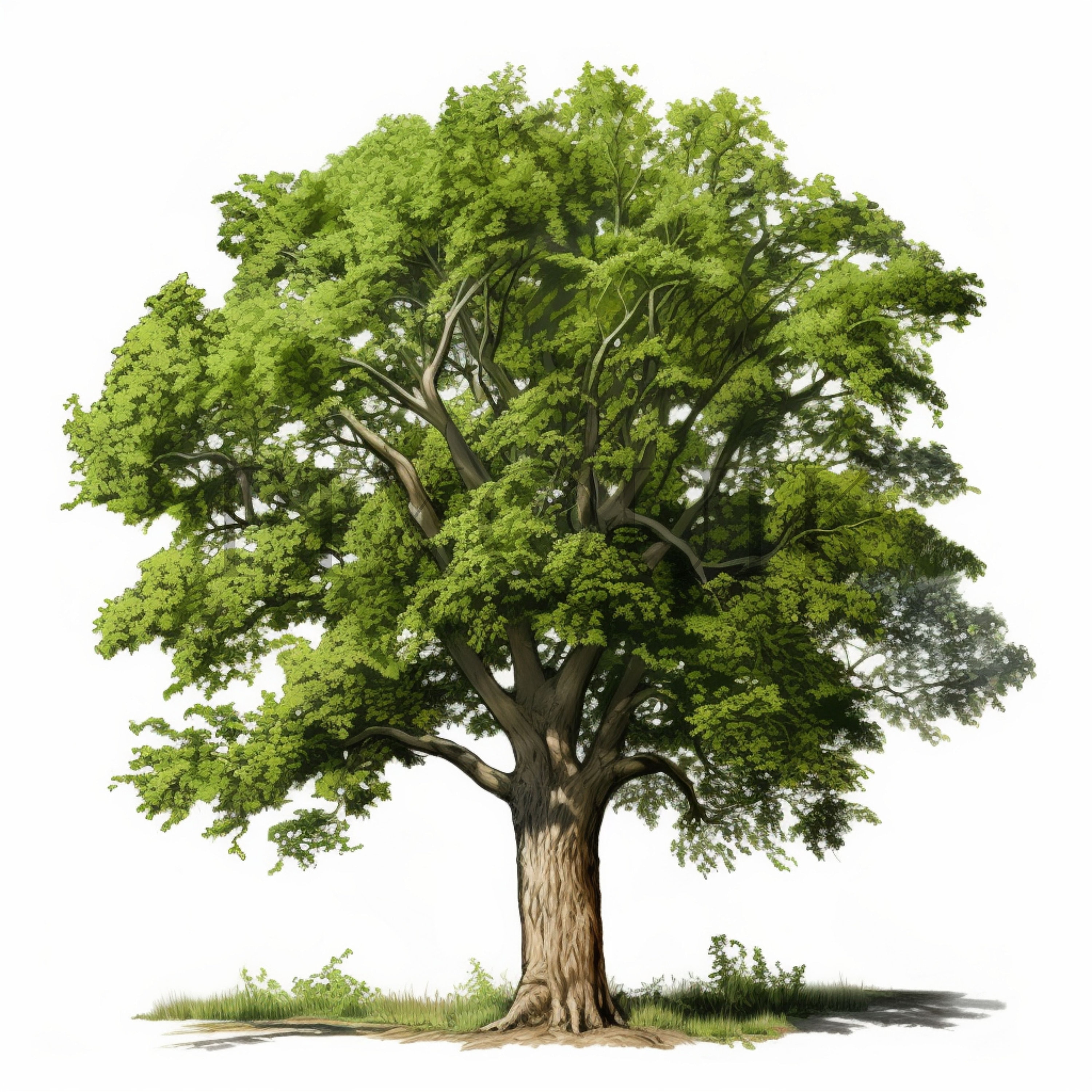 Ash Trees Clipart 10 High Quality Jpgs Botanical Art Ash Tree Digital ...